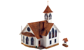 Community Church - HO Scale - HO Scale - Woodland Scenics - Model ...