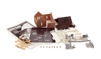 Country Cottage - HO Scale Kit - HO Scale - Woodland Scenics - Model ...