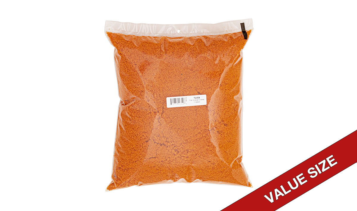 Fall Orange Coarse Turf Value Size - Woodland Scenics