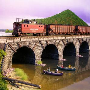 Canoers - N Scale - N Scale - Woodland Scenics - Model Layouts, Scenery ...